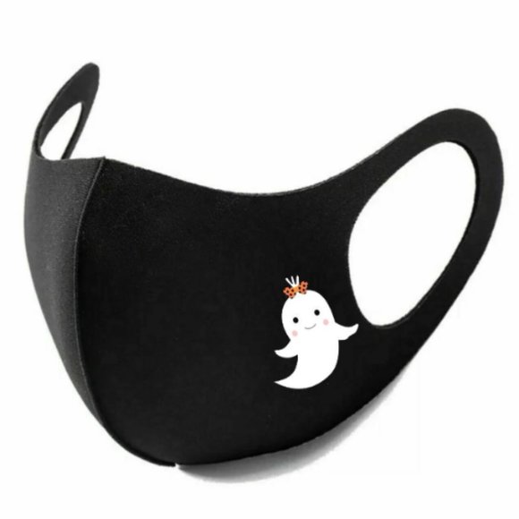 Handmade | Accessories | Halloween Cute Ghost Face Mask Washable ...